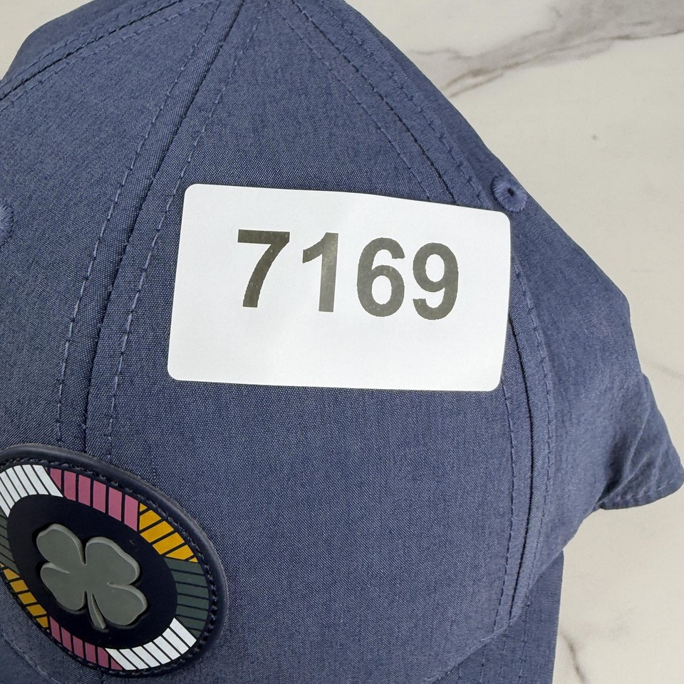 Black Clover Hat Cap Snap Back Blue 110 Flexfit One Size Clover Patch ...