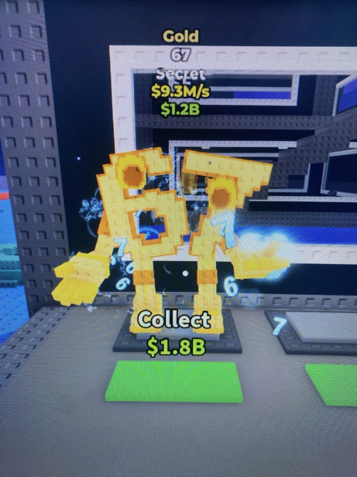Roblox Gold 67 9.3m/s Steal A Brain Rot | eBay