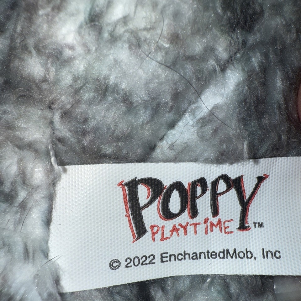 Poppy Playtime Plush Gray Smiling Critters Stuffed Animal Sticky Hands ...