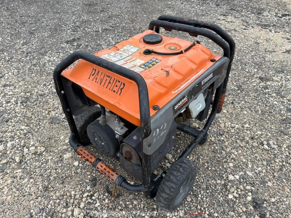 Generac G0064330 8000W Portable Gas Generator Electric Start Generac ...