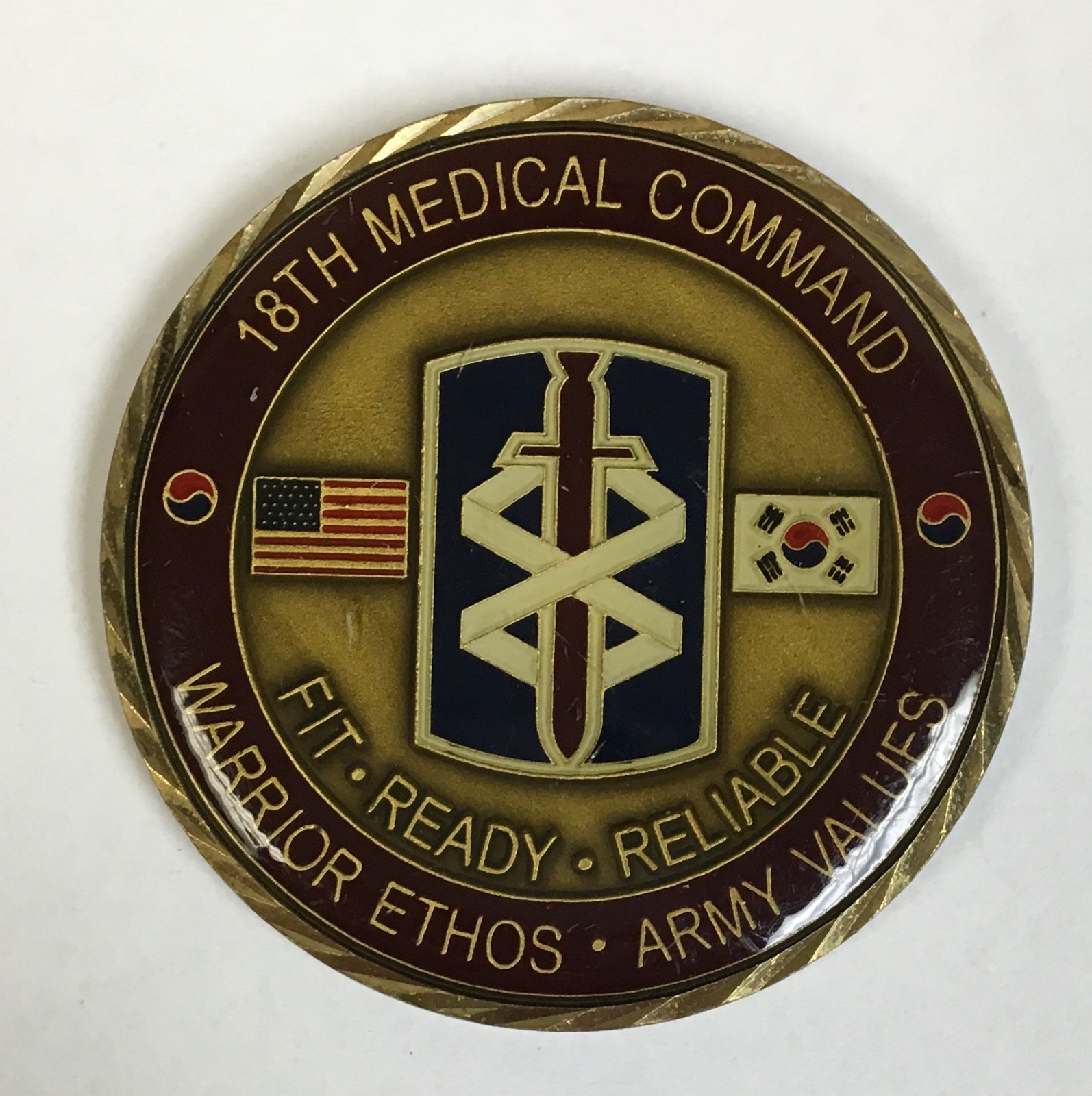 18th Medical Command Deputy Commander / Chief Of Staff Coin Of ...