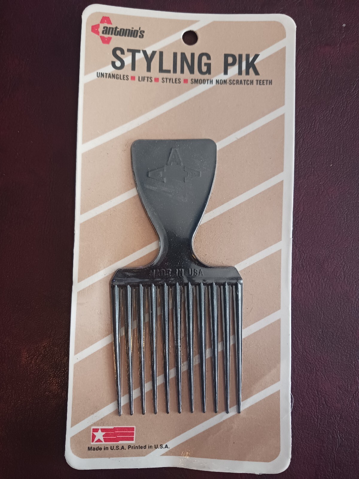 Vintage Antonio's Styling Pik Hair Pik Afro Lifts Styles Natural Hair ...