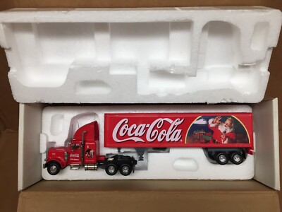 MATCHBOX ULTRA PETERBILT COCA COLA COKE TRUCK WITH TRAILER 1:50 SCALE ...