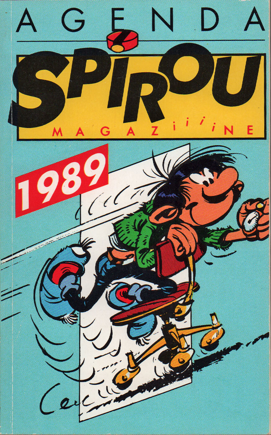 FRANQUIN . AGENDA 1989 . GASTON LAGAFFE . SUPPLÉMENT SPIROU . 1988 ( EE5 ) | eBay