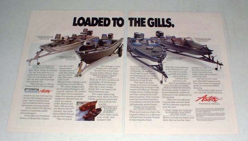 1989 Astro Boat Ad - Quickfire 19FD, 18FS, Lake Sport | eBay