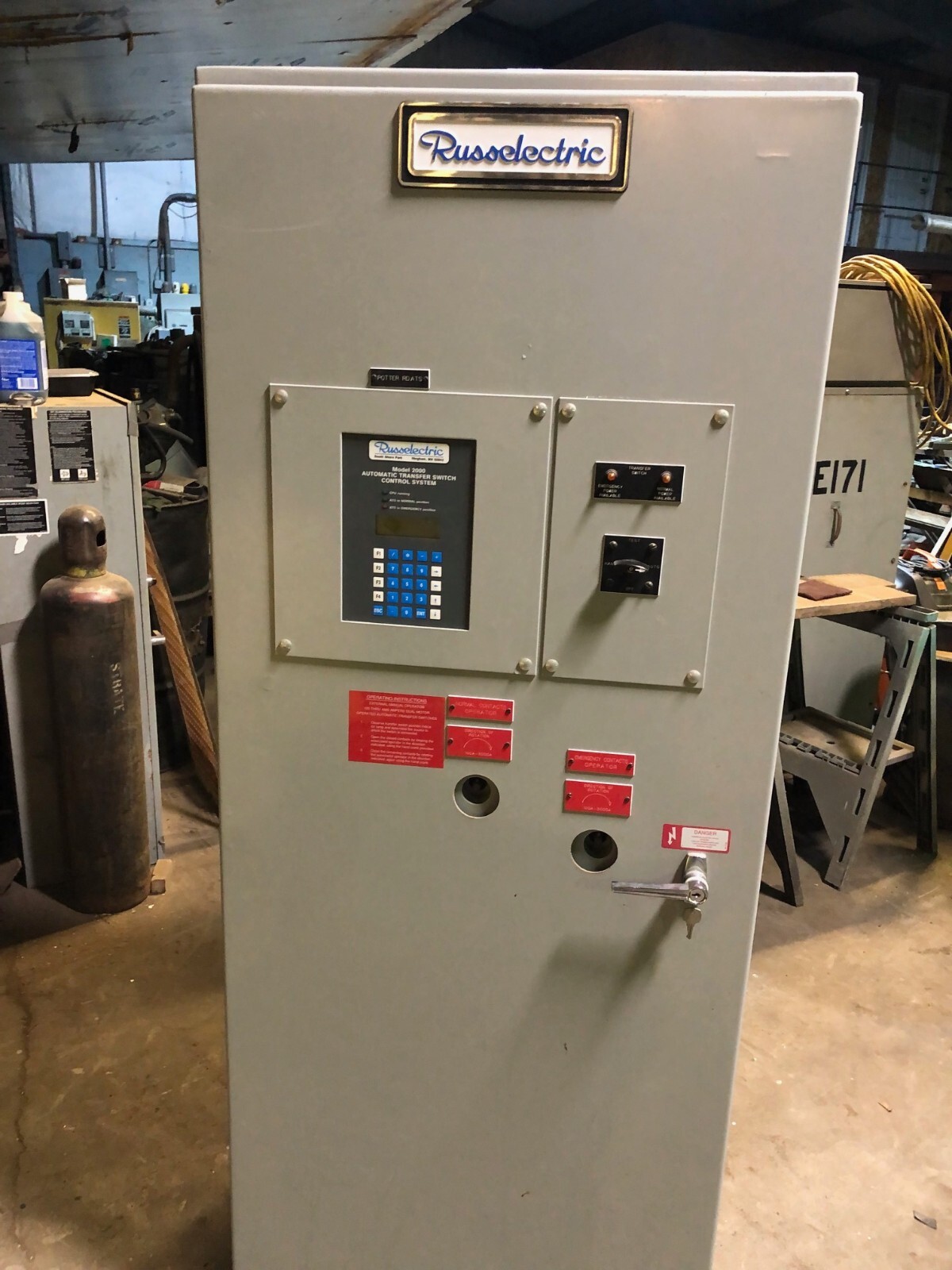 Russelectric 400 Amp Automatic Transfer Switch (ATS) 208V/3Ph, RMTD ...