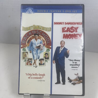 Back to School / Easy Money 2-DVD Set Rodney Dangerfield Joe Pesci 1986 ...