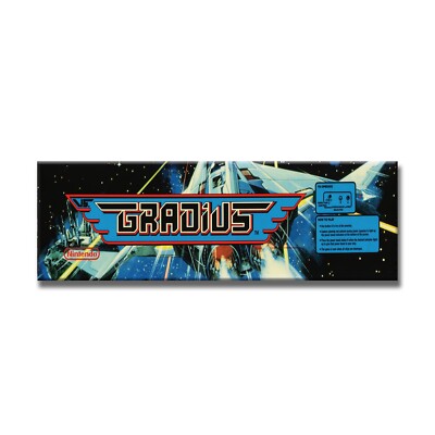 Gradius Premium Arcade Marquee For Restoration Backlit Sign Insert | eBay
