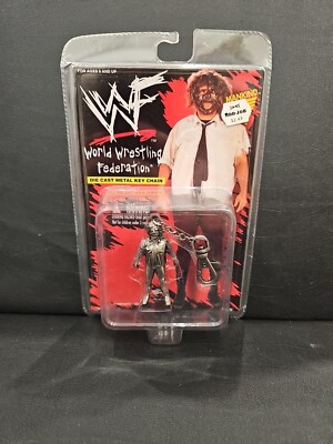 Placo Toys WWF World Wrestling Federation Mankind Keychain New Vintage ...