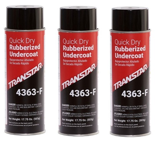 Transtar 4363-F Quick Dry Rubberized Undercoating Aerosol (3 Pack ...