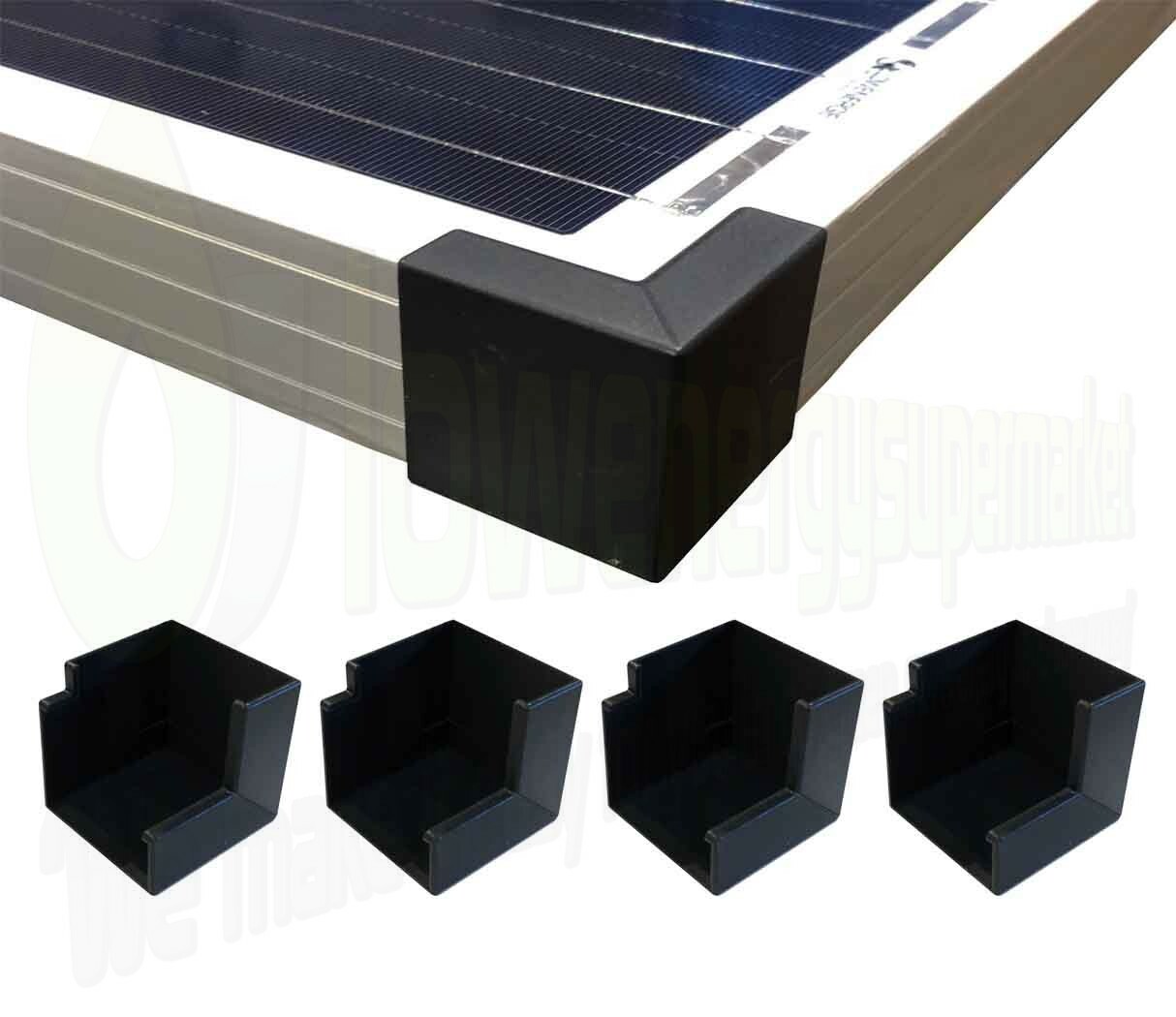 Solar Panel Plastic corner protectors set of 4 for 100w and 150w panels ...