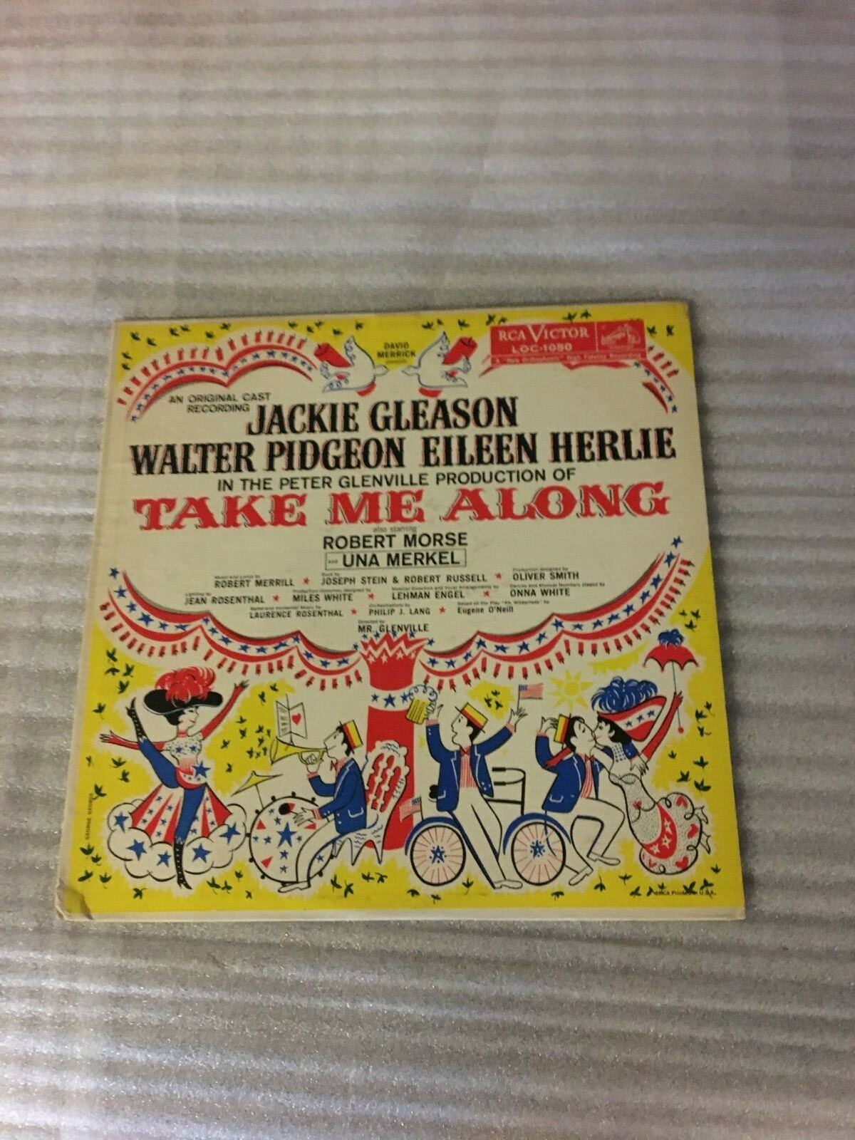 TAKE ME ALONG Original Jackie Gleason/Walter Pidgeon LOC-1050 LP~Vinyl ...