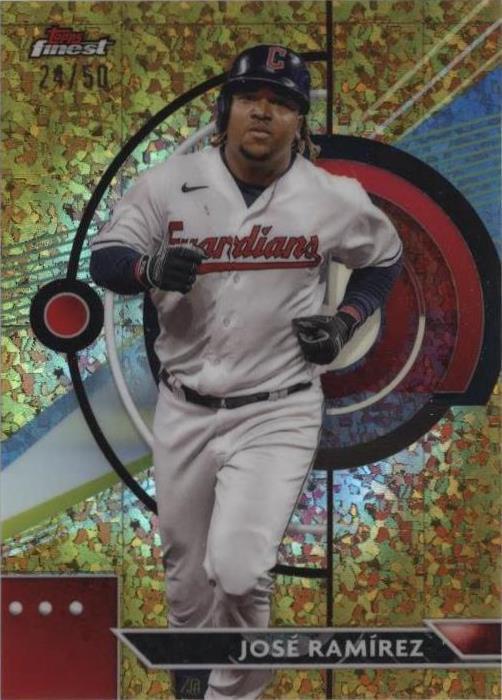 2023 Topps Finest - Jose Ramirez #44 Gold Mini-Diamond Refractor /50 ...