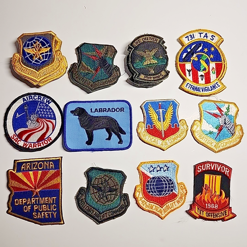 Lot of 36 Mixed Lot of US Military, Air Force, Army, Navy, Police ...