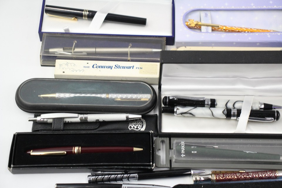 Writing Instruments Assorted Inc Fountain Pens Ballpoint Biro ...