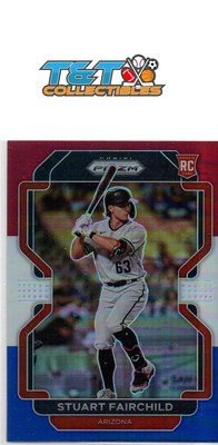 2022 Panini Prizm Red/White/Blue Prizm #68 Stuart Fairchild ...