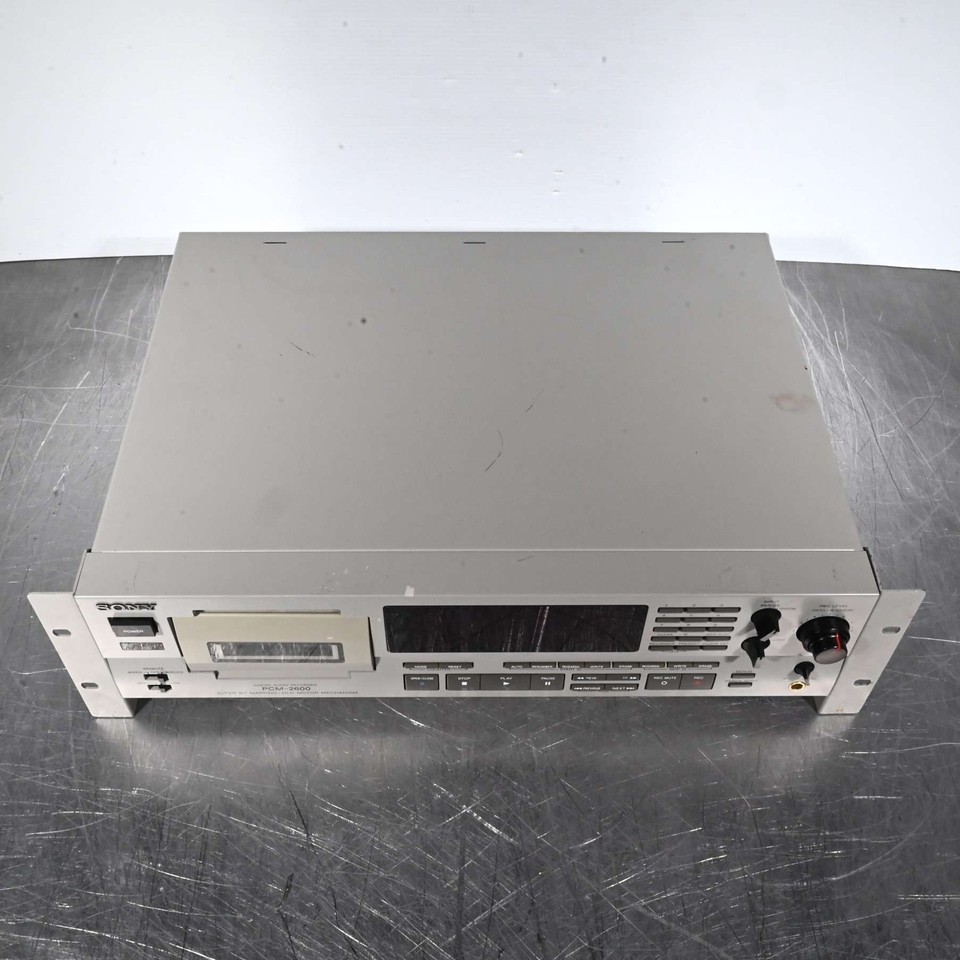 Sony PCM-2600 Digital Audio Tape Recorder, Vintage Recording Equipment ...