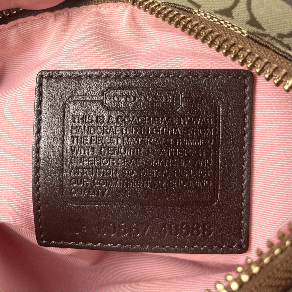 Coach Hampton Signature Swingpack Crossbody - Gem