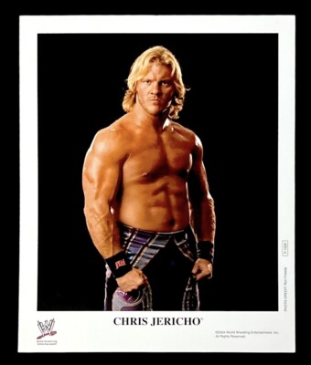 WWE CHRIS JERICHO P-1009 OFFICIAL LICENSED 8X10 ORIGINAL PROMO PHOTO ...