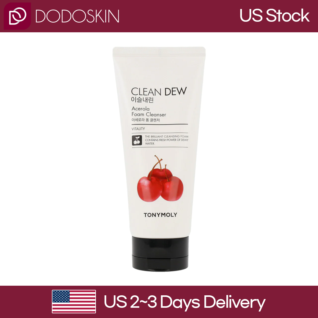 TONYMOLY Clean Dew Acerola Foam Cleanser 180ml for sale online | eBay