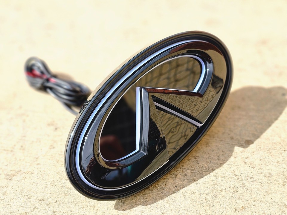 FOR 2018-2024 INFINITI Q50 COLOR CHANGING RGB LED GRILL EMBLEM Gloss ...