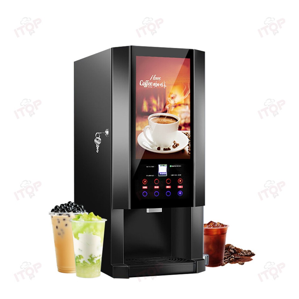 110V/220V Commercial Coffee Machine Multi-Function Hot Cold Instant ...