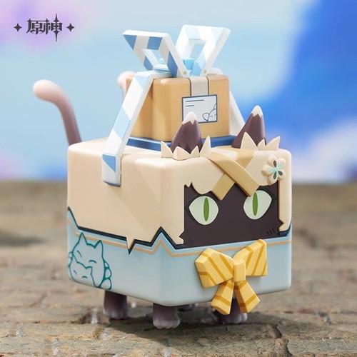 Presale Official Genshin Impact Kirara Cat Box Courier PVC Action Props ...