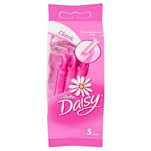 GILLETTE VENUS DAISY CLASSIC DISP 5PK WOMEN'S DISPOSABLE RAZOR 5 COUNT ...
