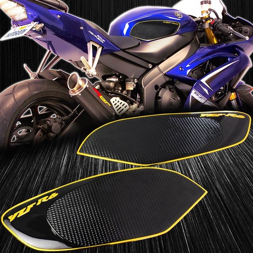 Tank Side Knee Stomp Protector Guard Pad 08-16 Yamaha YZFR6 R6 Black ...