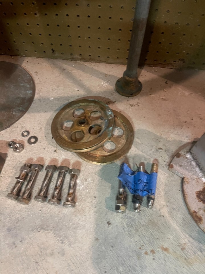 Hans Christian 43 pedestal, rail, & steering wheel