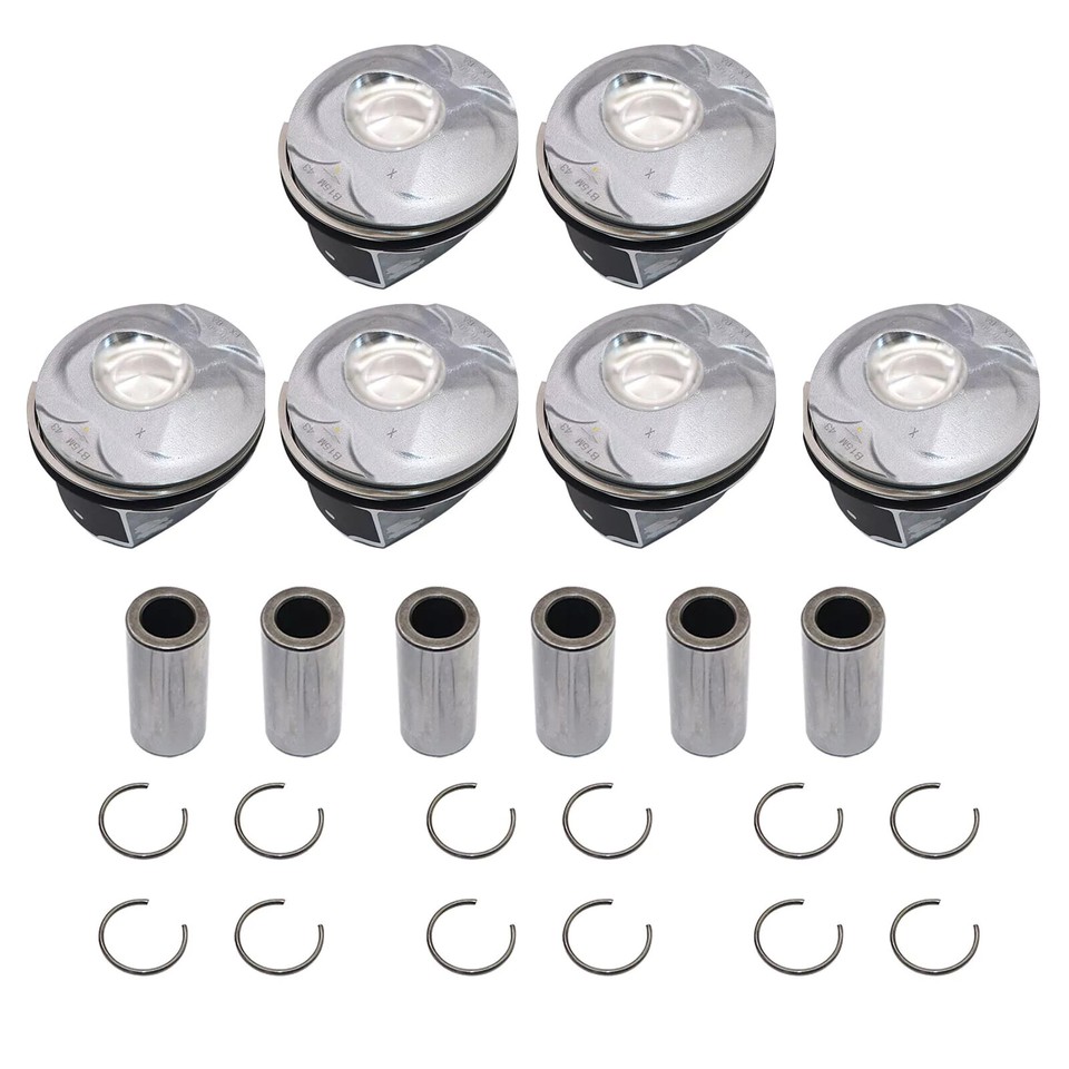6Pcs Supercharged Engine Pistons Set Repair Part For Jaguar Land Rover ...