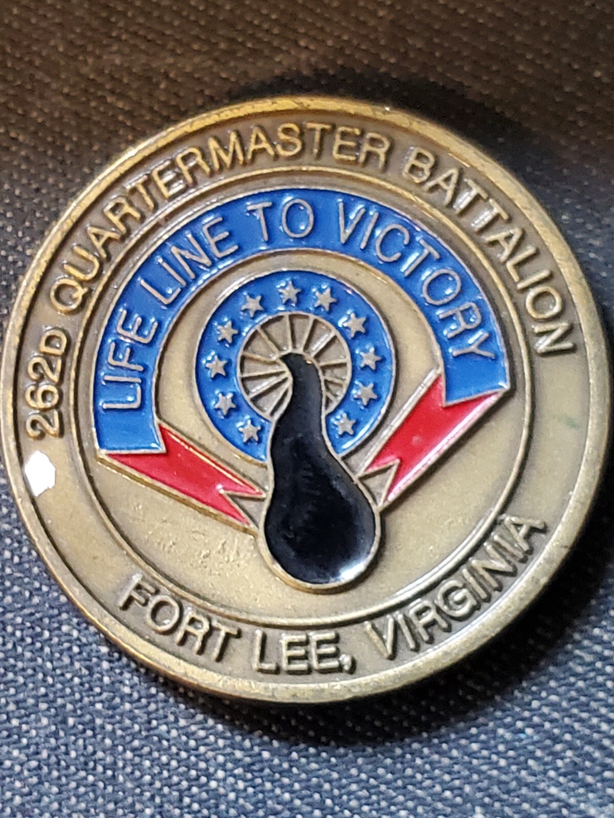Challenge Coin US Army 262d Quartermaster Battalion Ft Lee Virginia | eBay