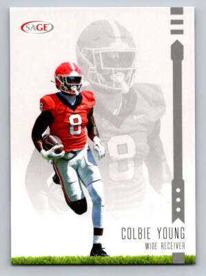 2025 Sage Silver #58 Colbie Young Rookie Card RC Georgia Bulldogs ...