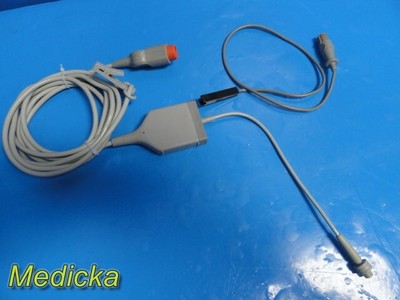 Philips M1642A Cardiac Output Trunk Cable W/ Temp Cable ~ 24376 | eBay