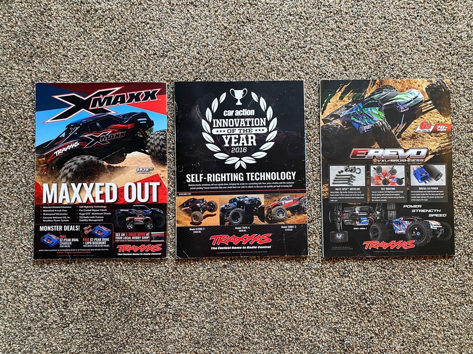 3 RC Car Magazines- Traxxas, Kyosho, Associated, Arrma, Losi. | eBay
