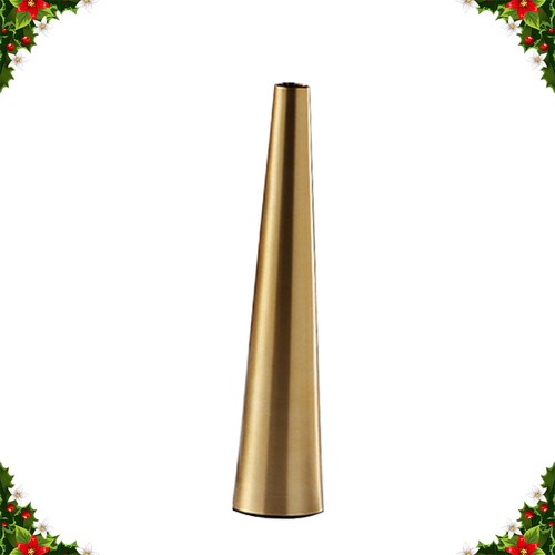 Cone-shape Vase Aluminum Art Wedding Table Decoration Creative Desk ...