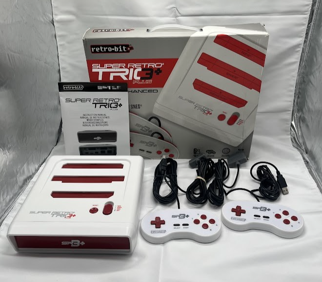 Retro-Bit Game Console Super Retro Trio HD Plus - Red/White | eBay