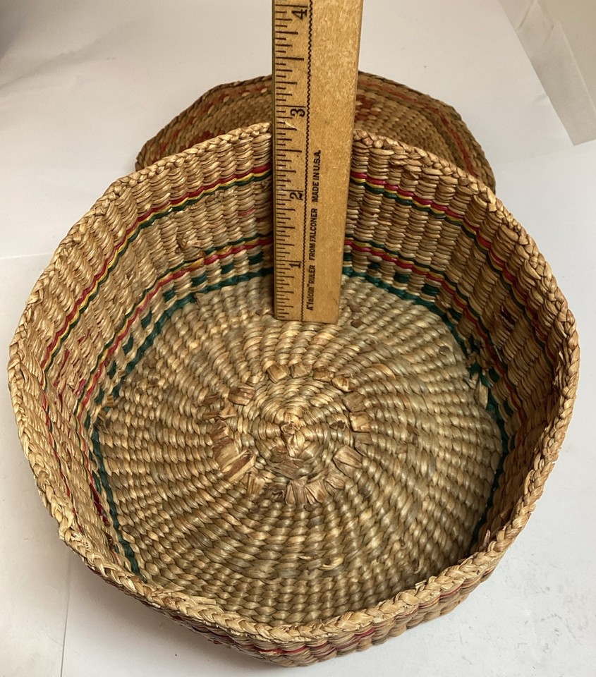 Vintage Sweet grass Box Handmade Octagon Gullah South Carolina | eBay