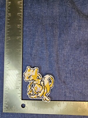 Mewtwo Pokemon Retro Pixel Art Embroidered GBC/ GBA Patch Iron-on/Sew ...