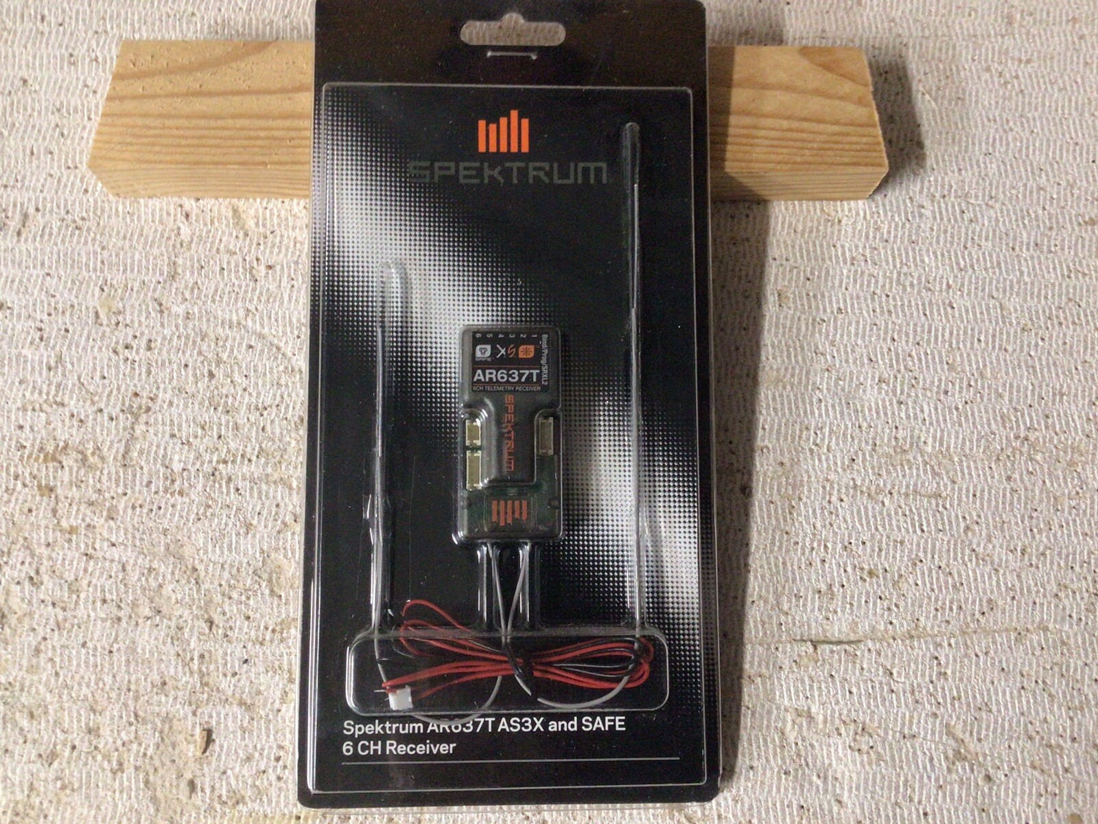 Spektrum RC AR637T 6 Channel DSMX Aircraft Telemetry Receiver w/SAFE ...