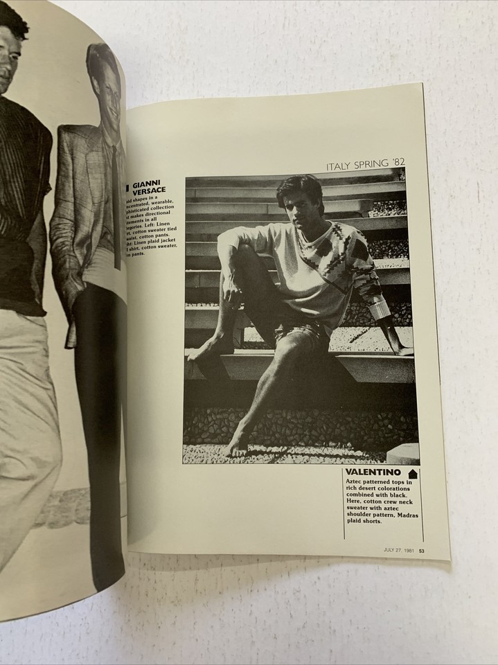 Vintage Men’s Wear Magazine July 1981 - Vintage Fashion Magazine | eBay