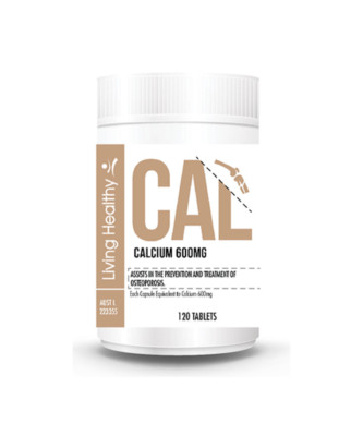 Living Healthy Calcium 600mg, 120 Tablets-Made in Australia | eBay ...