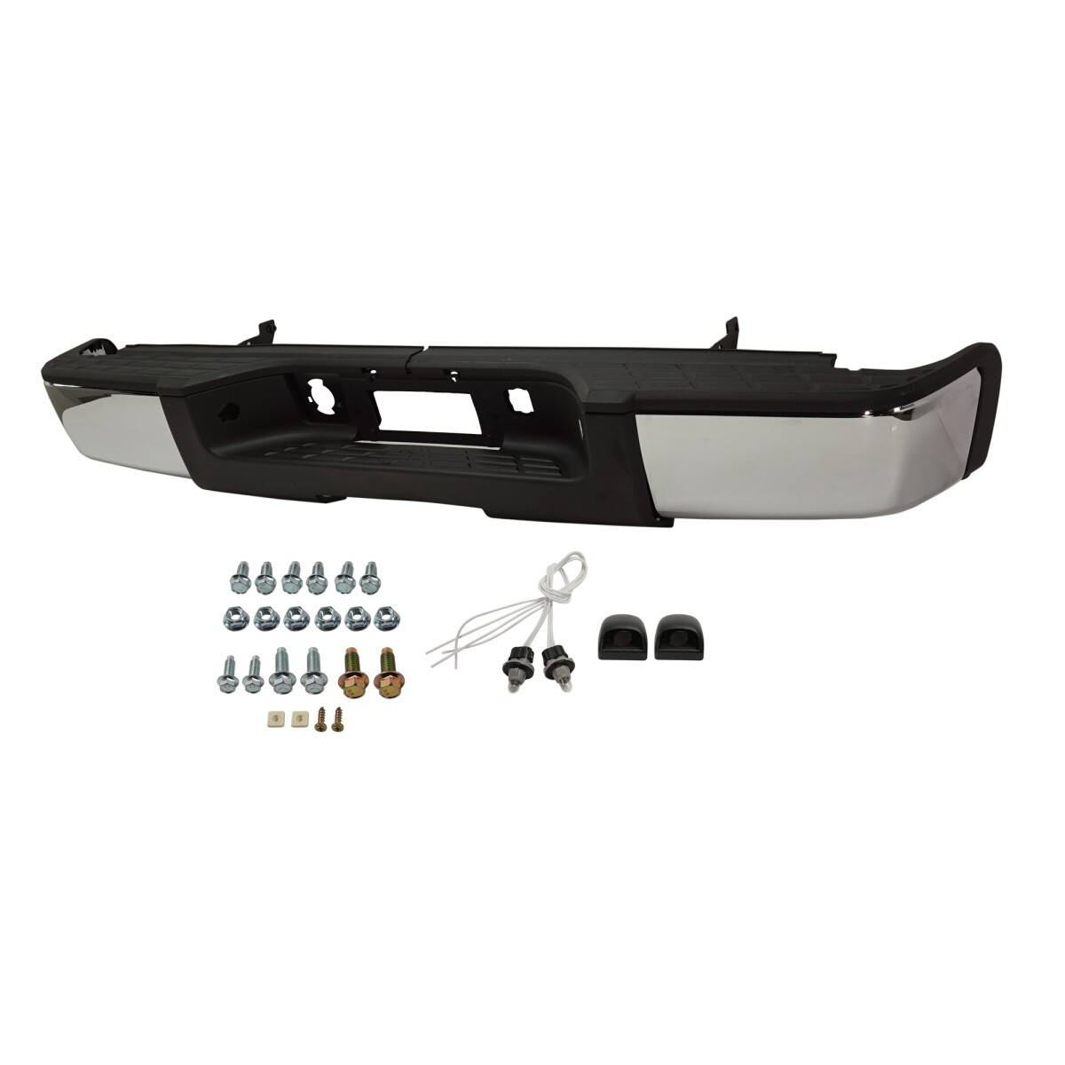 Rear Step Bumper Face Bar Chrome for Chevy 22932803 Chevrolet Silverado ...