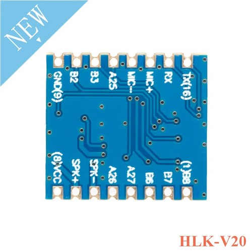 HLK-V20 Voice Recognition Chip Module IIC I2C UART SPI PWM Controller ...