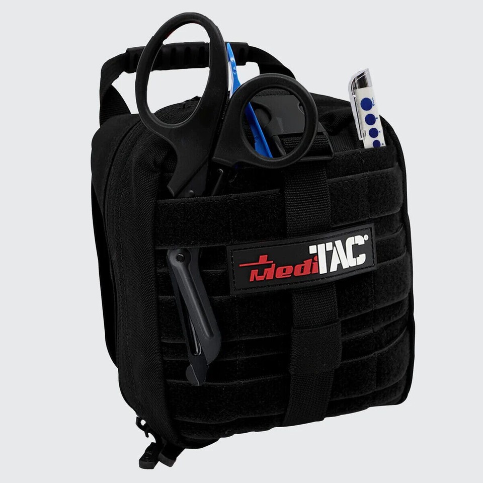 MediTac Full Tactical Trauma Kit Small Rip-Away Owl Type Bandages EMT ...