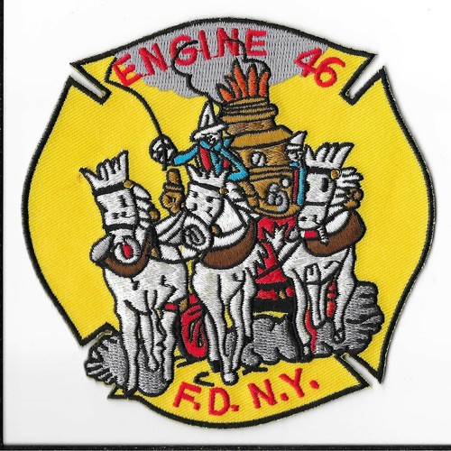 New York Fire Department (FDNY) Engine 46 Patch V1 | eBay