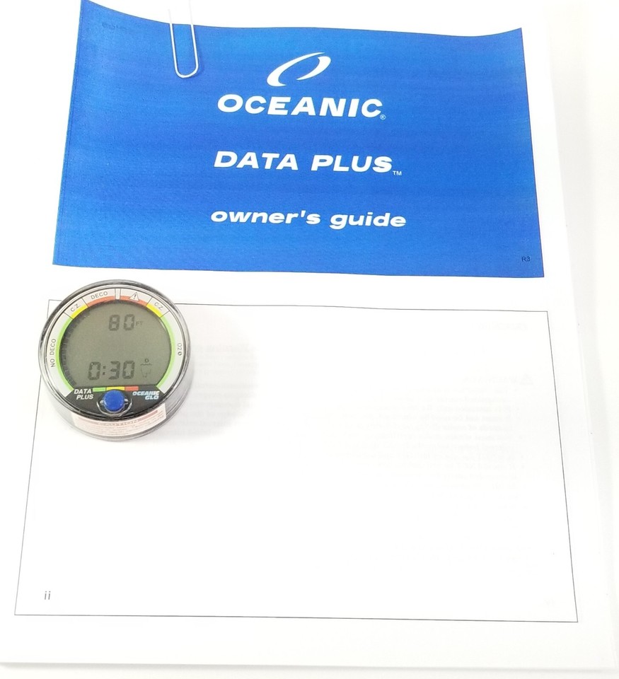 Computer Subacqueo Oceanic Data Plus Air E Nitrox Puck + Manuale #4120 ...