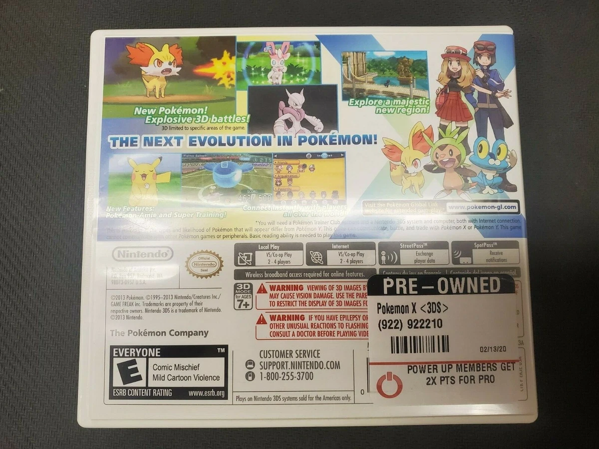 Pokemon Y For Ds Cover