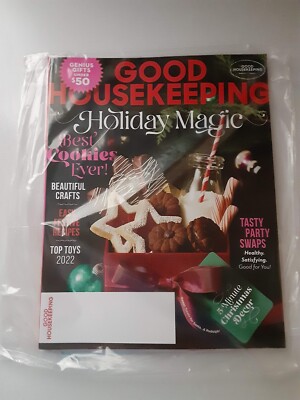 GOOD HOUSEKEEPING Magazine December 2022 -- HOLIDAY MAGIC -- Cookies ...