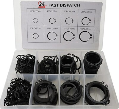 Large External Circlips 20 – 45mm External Circlip Assortment Set 250pc ...